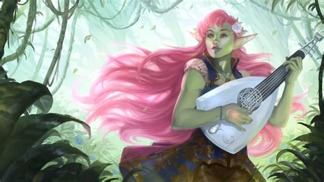 Artstation Eladrin Bard Caio Santos Dungeons And Dragons