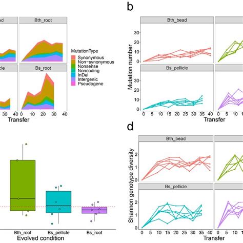Mutation Spectrum Dynamics And Diversity A Distribution Of Detected Download Scientific
