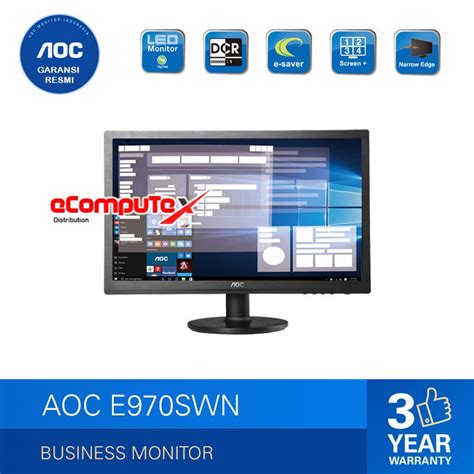 Jual MONITOR AOC E970SWN LED 18 5 MONITOR AOC E970SWN 18 5 INCH Shopee Indonesia