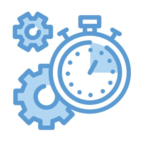 Timing Generic Blue Icon