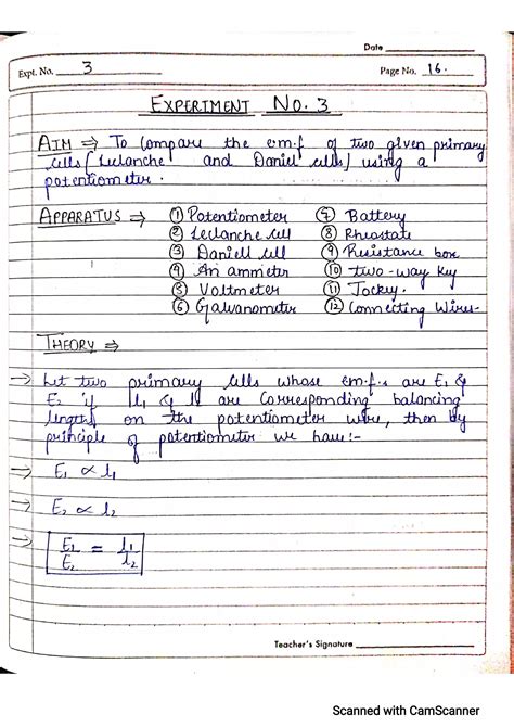 CBSE Physics Practical File For Class Pdf