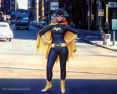 Yvonne Craig As Batgirl By Zed Lah On Deviantart
