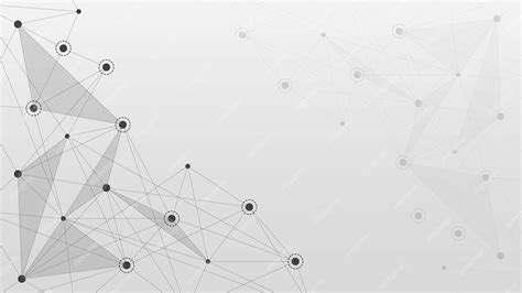 Premium Vector Abstract Plexus Background With Dots And Lines Connection Big Data