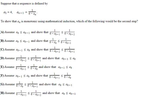 Solved Suppose that a sequence is defined by a₁ 4 an 1 Chegg com