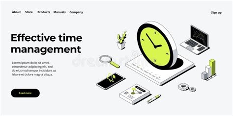 Effective Time Management Isometric Vector Illustration Task Prioritizing Organization For