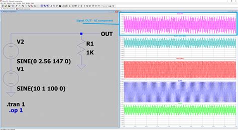 Does LT Spice Have A Voltage Probe That Only Plots The AC Component Of A Simulation Node And
