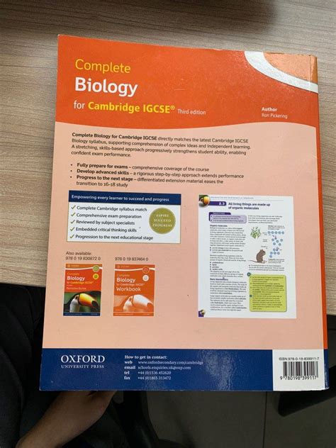 Complete Biology For Cambridge Igcse Hobbies And Toys Books And Magazines Textbooks On Carousell