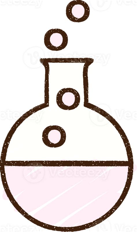 A Laboratory Flask With A Pink Liquid 46931170 PNG