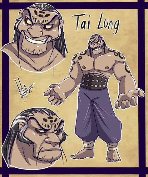 Human Tai Lung Kung Fu Panda Cartoon Characters As Humans Humanized Disney