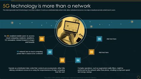 5g Technology Is More Than A Network Comparative Analysis Of 4g And 5g Technologies Infographics Pdf