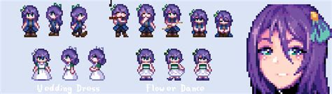Seasonal Anime Sprite Abigail At Stardew Valley Nexus Mods And