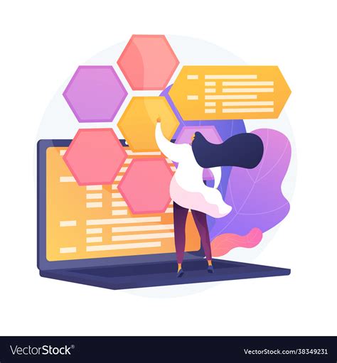 Web Development And Coding Concept Metaphor Vector Image