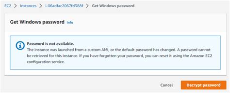 Aws Ec2 Getting Password From Windows Instance That Was Launched From A
