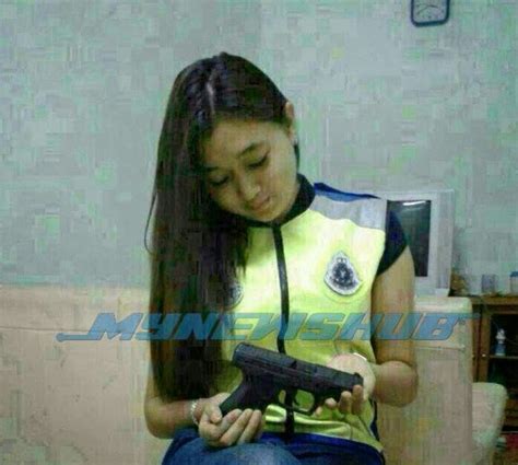 Gambar Anggota Polis Cantik Pula Jadi Viral GossiPanas