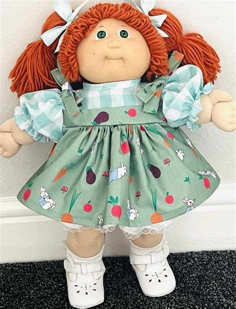 Cabbage Patch Dolls Clothes Dress And Pants Set £1632 Picclick Uk