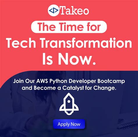 Join Aws Python Bootcamp And Transform Your Tech Career Takeoai Posted On The Topic Linkedin