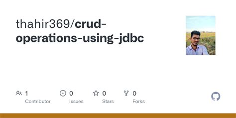 Github Thahir369crud Operations Using Jdbc