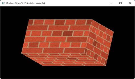 modern opengl tutorial and application lesson04 textured cube