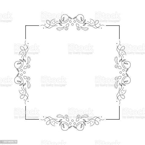 추상 검정 심플한 라인 수카레 잎 잎 프레임 꽃 낙서 윤곽 요소 벡터 디자인 스타일 스케치 결혼식 및 배너에 대 한 격리 된 일러스트 0명에 대한 스톡 벡터 아트 및 기타