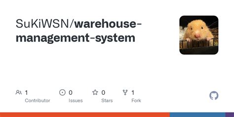 GitHub SuKiWSN Warehouse Management System