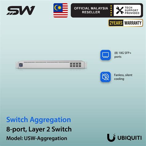 Ubnt Usw Aggregation An 8 Port Layer 2 Switch Made For 10g Sfp