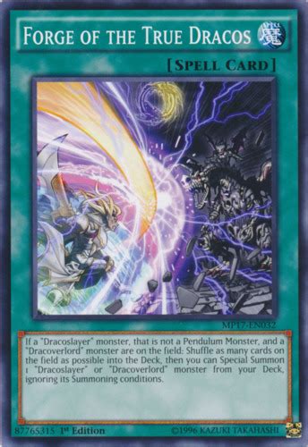 Forge Of The True Dracos Yugioh Top Decks