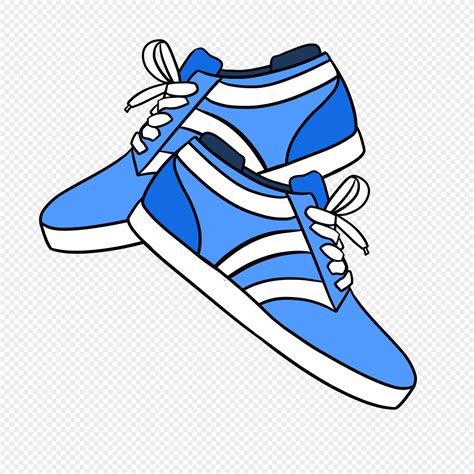 파란 신발 Png 일러스트 및 벡터 이미지 무료 다운로드 Lovepik