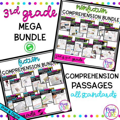 1st grade reading comprehension mega bundle magicore