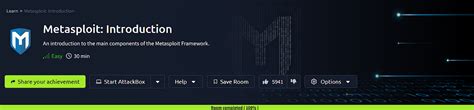 metasploit introduction — tryhackme walkthrough by tredeye medium