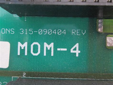 Cerberus Pyrotronics Mom 4 315 090404 Plc Board Fire Alarm Module Siemens Ebi0635 9 River