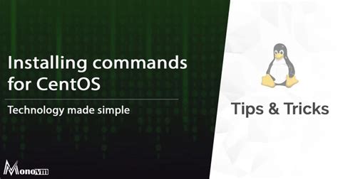 Install Commands On Centos Systems Centos Install Command