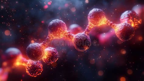 Exploring The Dynamic Interactions Of Molecules In Chemistry Stock Image Image Of Matter