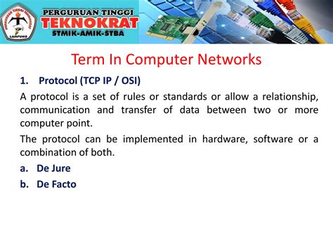 Part 3 Term In C Omputer Network Ppt