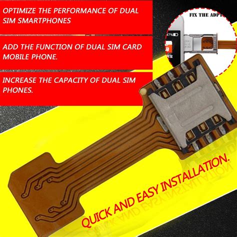 1PCS Universal Hybrid SIM Card Slot Dual SIM Card Grandado