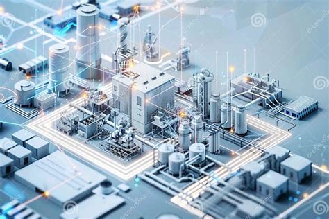 Industrial Automation And Digital Transformation Stock Illustration Industrial Automation And Digital Transformation Stock Illustration
