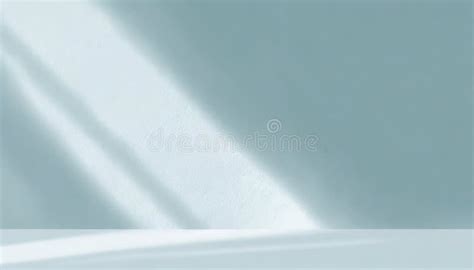 Abstract Minimal Light Grunge Blue Background For Product Presentation Shadow And Light From