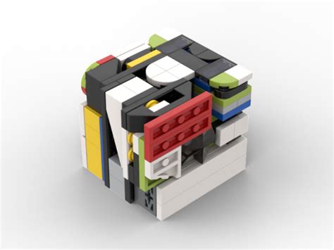Lego Moc Puzzle Cube By Buildingbythebrick Rebrickable Build With Lego