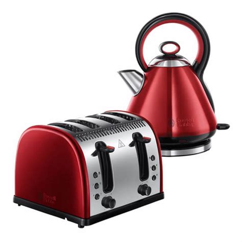 Russell Hobbs Legacy Kettle And Toaster Set Red Brand New Kettle And Toaster Man