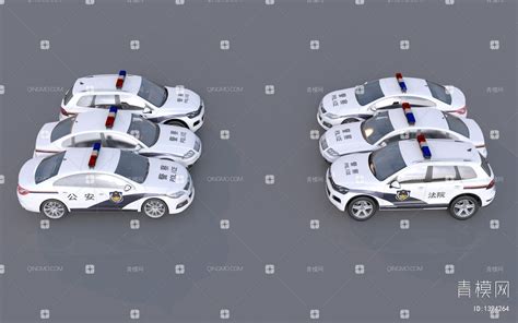 【警车3d模型】 Vr其他有灯光有贴图max2016警车3d模型下载 Id1394264 免费3dmax模型库 青模3d模型网