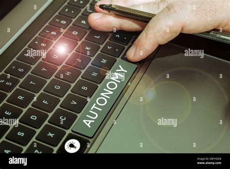 Text Caption Presenting Autonomy Concept Meaning Vehicle That Can Guide Itself Without Human