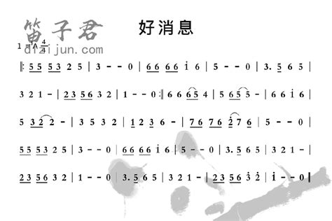 好消息笛子简谱 暂无曲 笛子君曲谱网