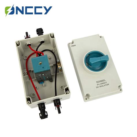 TUV CE SAA Approval IP66 Waterproof Enclosure Series DC Isolator Switch For Solar Energy DC