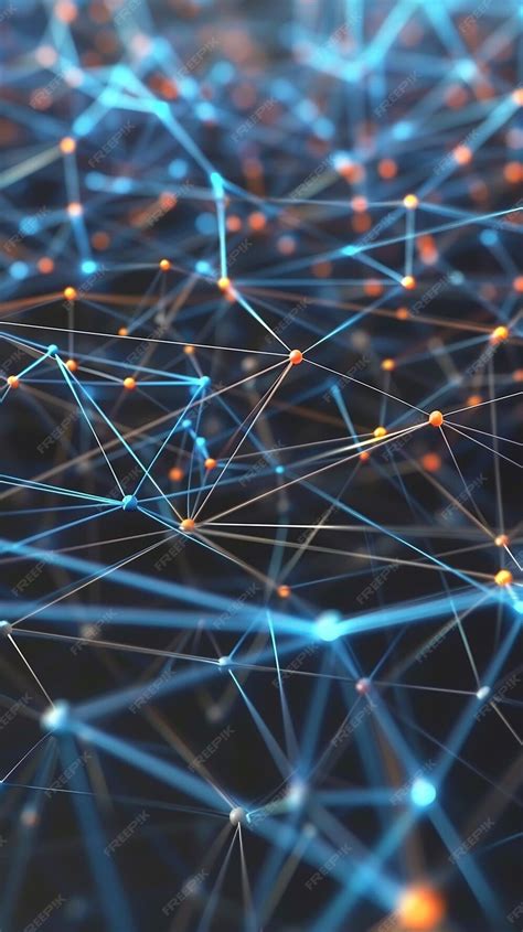 A Visual Representation Of Neural Networks Premium Ai Generated Image