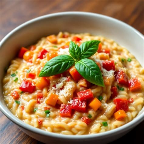Tomato Basil Risotto Recipe Cookaifood