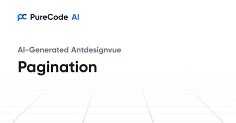Build Great Antdesignvue Pagination Components Faster Using Ai Tools