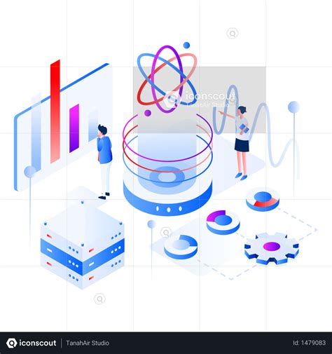 Best Premium Data Science Isometric Illustration Download In Png