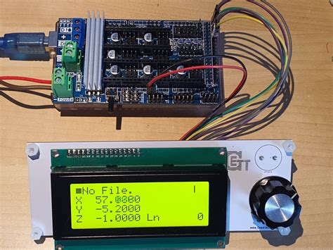 Indymill CNC With GRBL Mega256 RAMPS1 4 Shield And LCD JANTEC NL