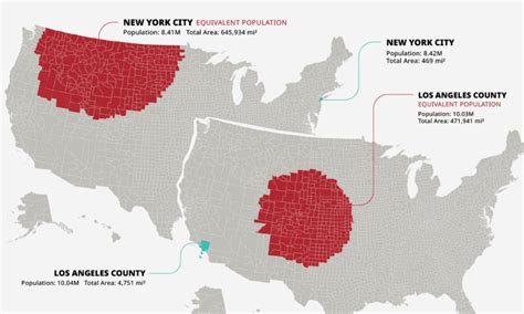 These Powerful Maps Show The Extremes Of Us Population Density