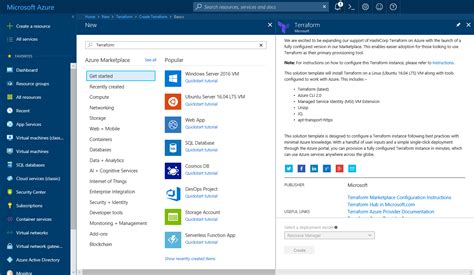 Announcing Terraform Availability In The Azure Marketplace Mashfords Musings