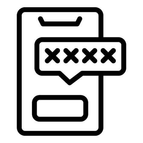 Premium Vector Smartphone Displaying Password Request Notification